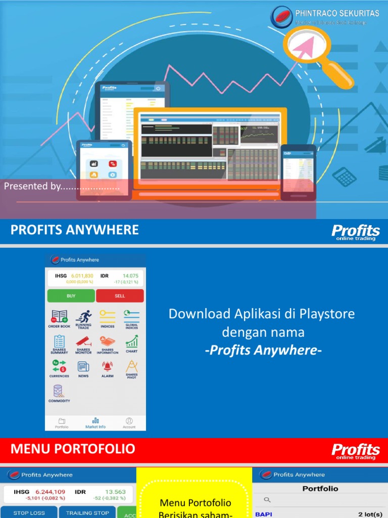 Panduan Aplikasi Profits Anywhere | PDF