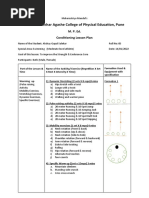 Pilates Lesson Plan | PDF