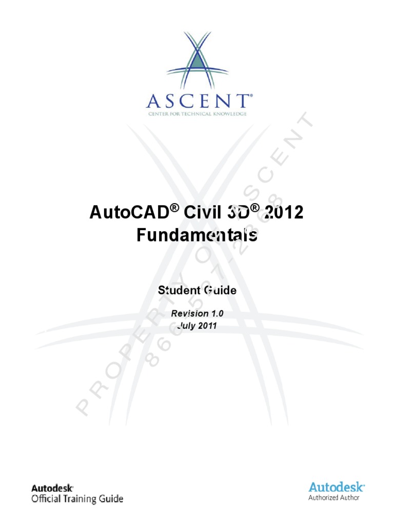 AutoCAD Civil 3D Fundamentals | Download Free PDF | Autodesk | Auto Cad