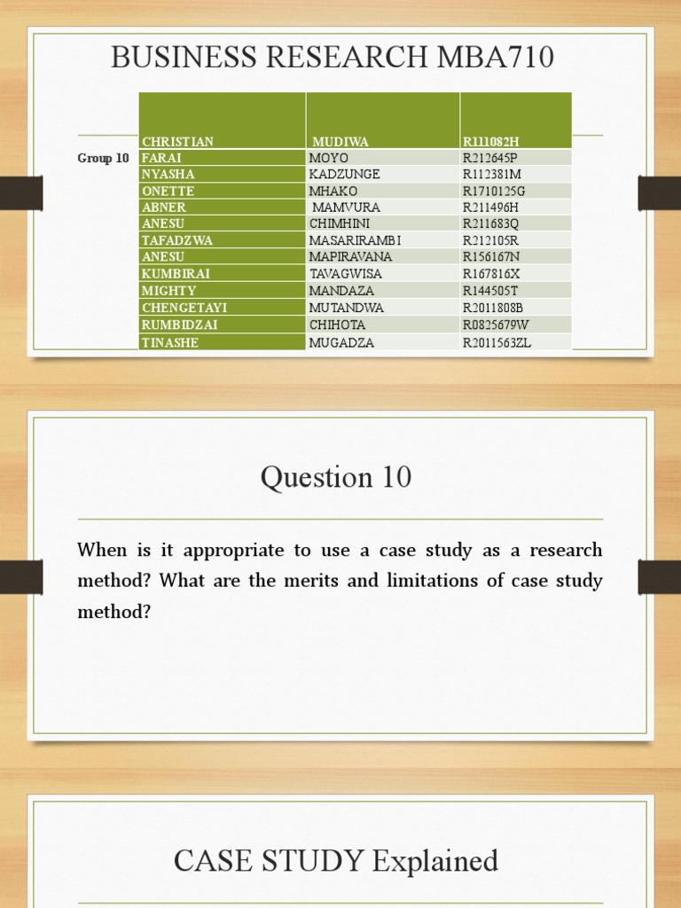 Group 10 BRM Presentation 2022 | PDF | Case Study | Theory