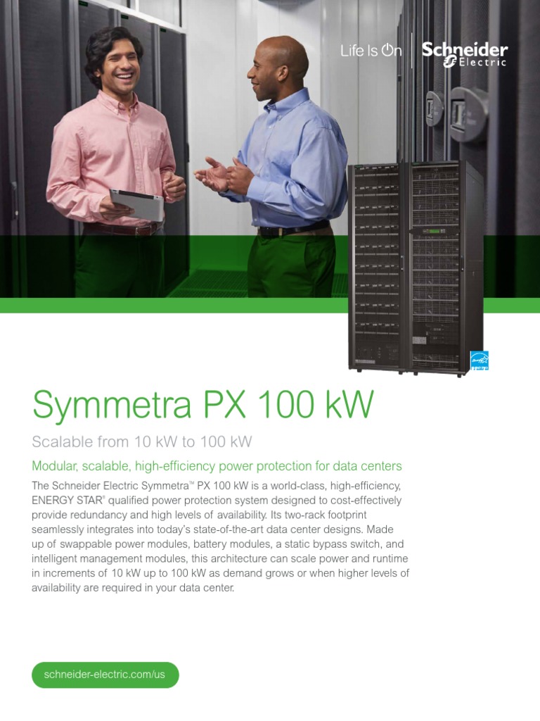 Symmetra PX 100 KW: Scalable From 10 KW To 100 KW | PDF | Data Center ...