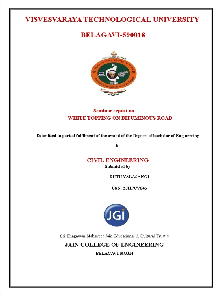 Visvesvaraya Technological University BELAGAVI-590018: Seminar Report ...