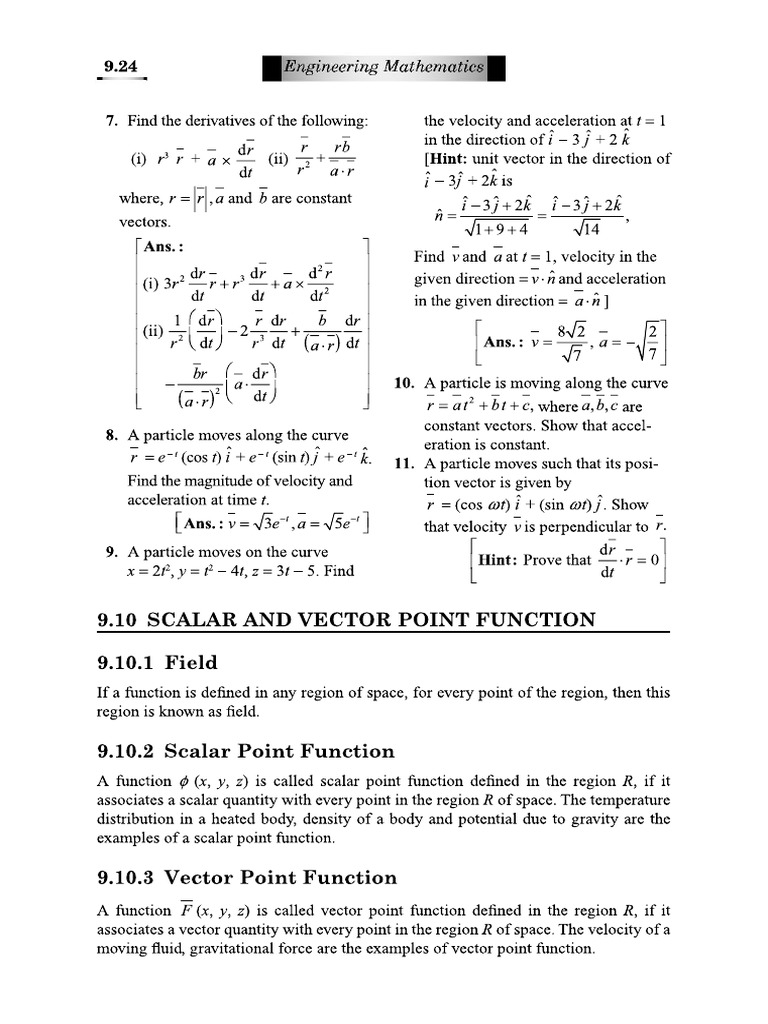 Vector Calculus | PDF