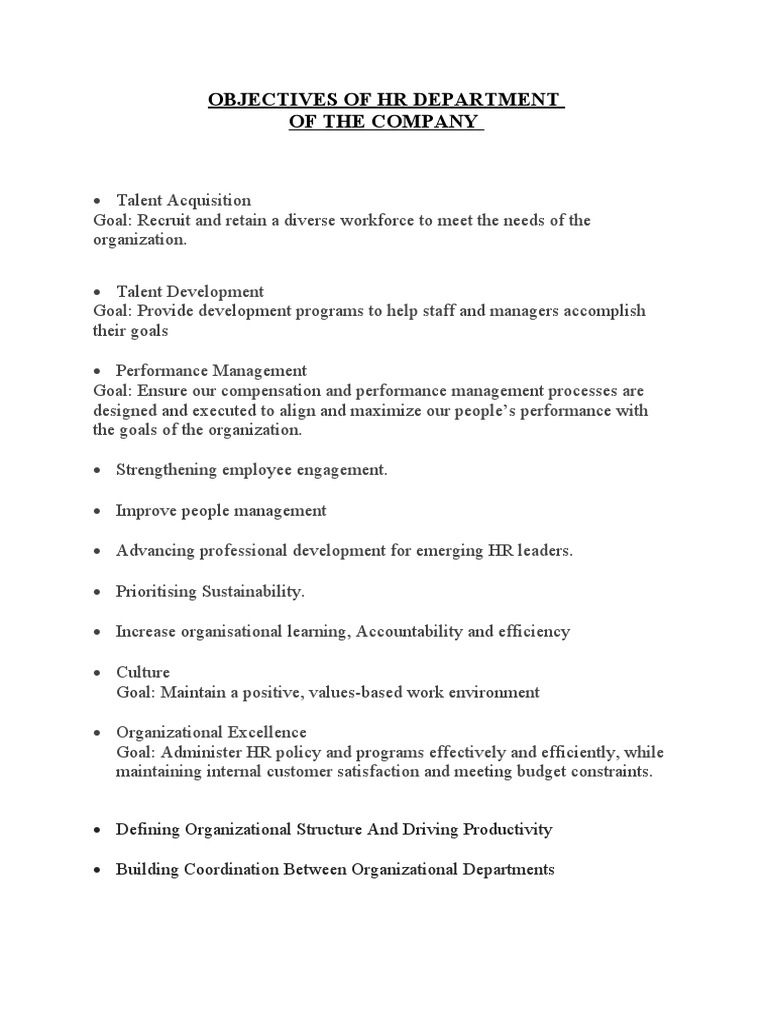 JD and KRA of HR HEAD | PDF | Human Resources | Human Resource Management