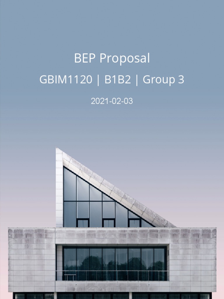 BEP Proposal Feb-03-2021 | Download Free PDF | Building Information ...