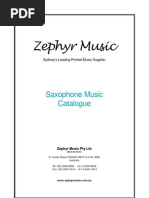 Tenor Sax Altissimo Finger Chart | PDF