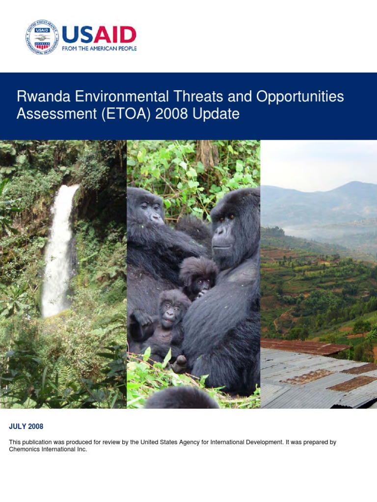 Assessing Environmental Threats and Opportunities in Rwanda: A 2008 ...
