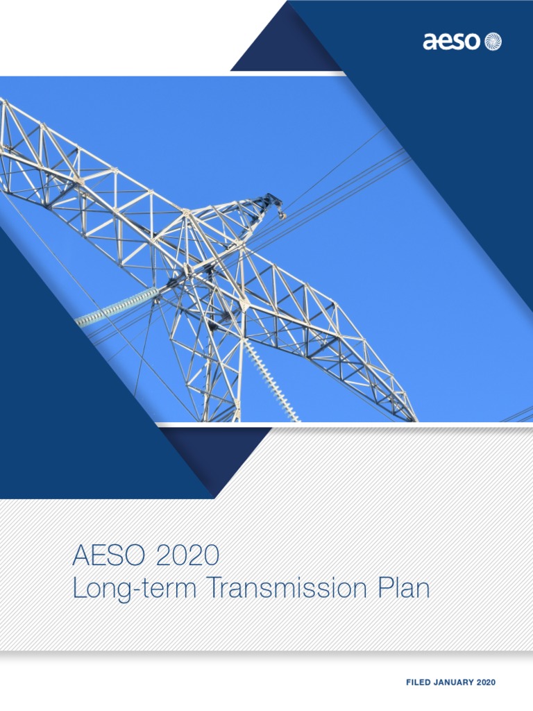 AESO 2020 Long termTransmissionPlan Final | PDF | Electric Power ...