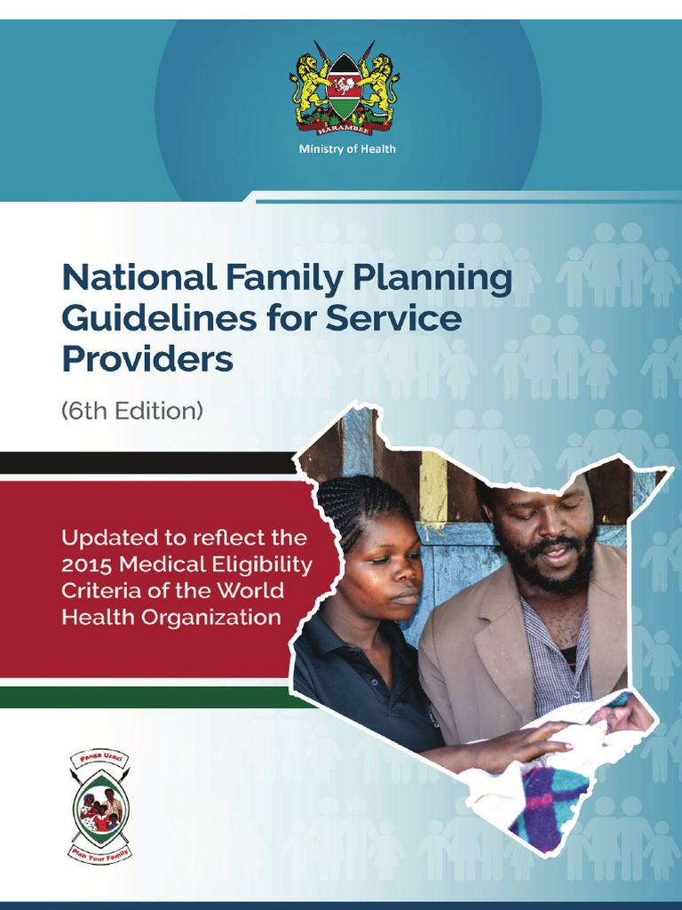 Kenya National Family Planning Guidelines 6th Edition-For Print | PDF ...