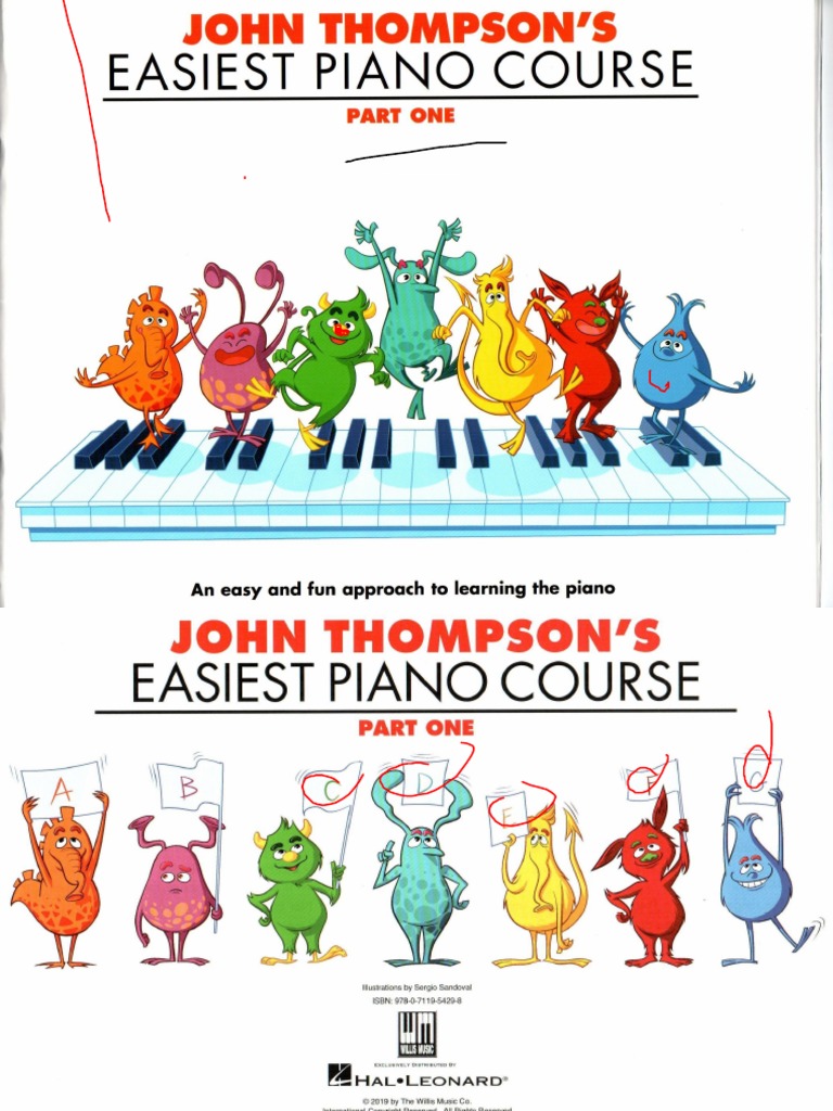 John Thompson Easiest Piano Course 1 | PDF