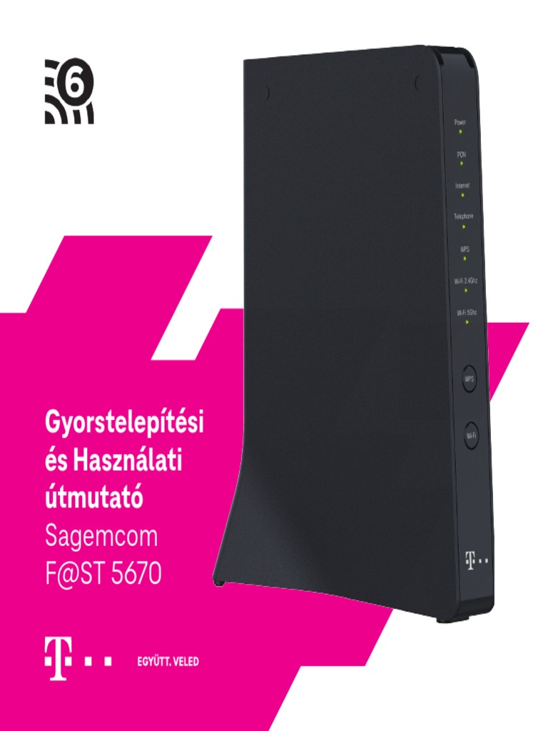 Sagemcom Fast 5670 Gyorstelepitesi Es Hasznalati | PDF