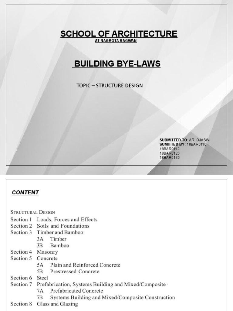 NBC Structure Design | PDF | Concrete | Glasses