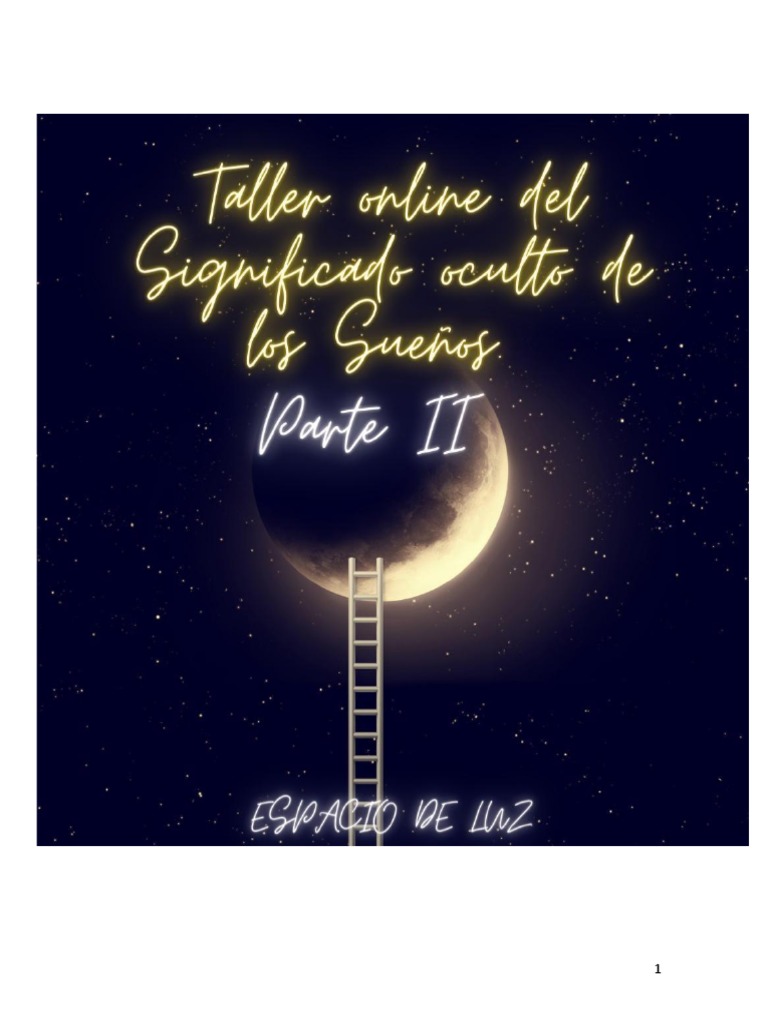 Taller Significado Oculto de Los Sueños Parte II | PDF | Sueño | Carl Jung