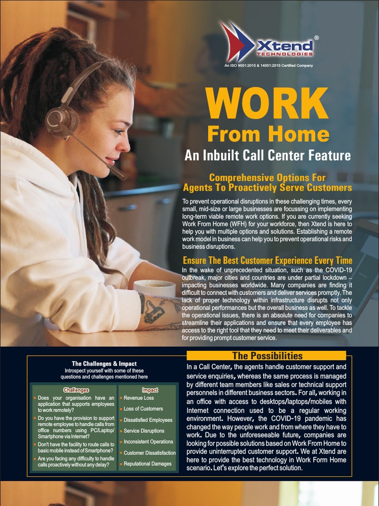 Call Center Work From Home | PDF | Call Centre | Mobile Phones