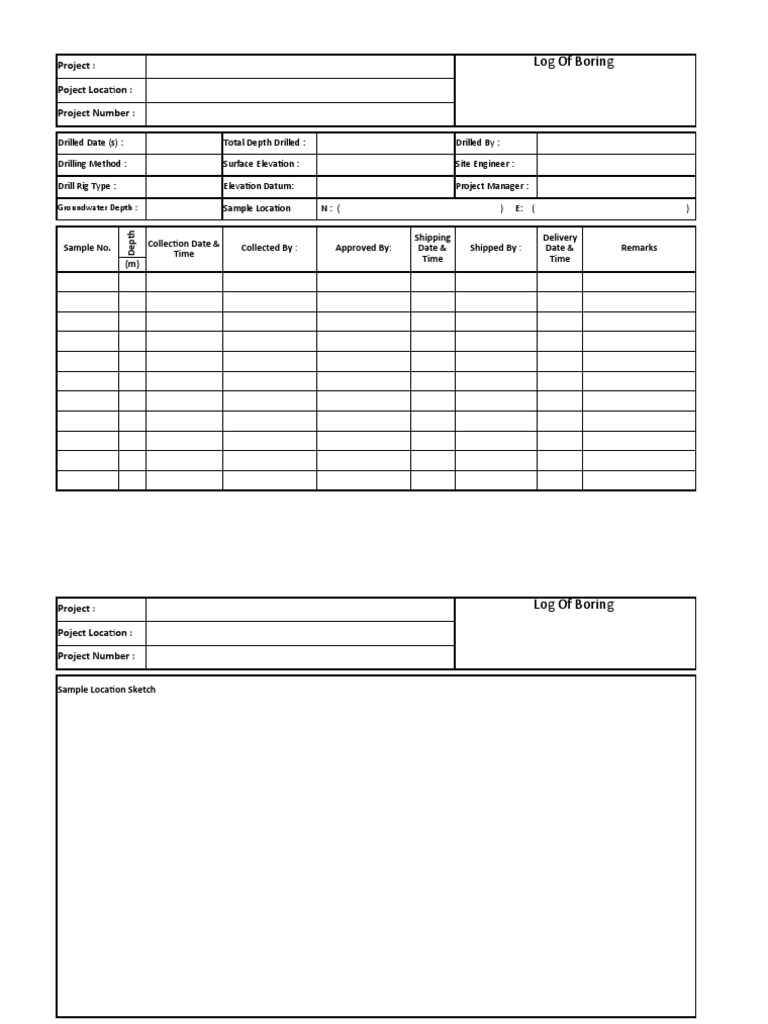 Soil Sampling Form | PDF