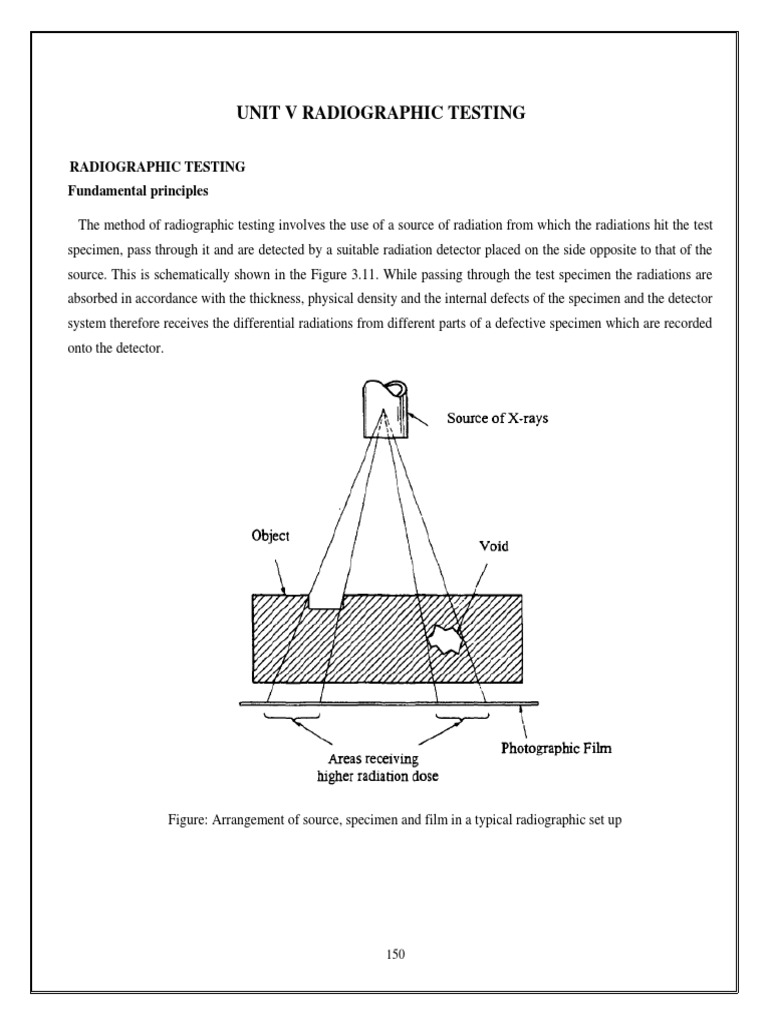 Unit V Radiographic Testing | PDF | Ct Scan | Radiography