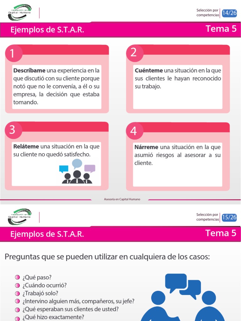 Ejemplos del Método STAR en Entrevistas | PDF | Business