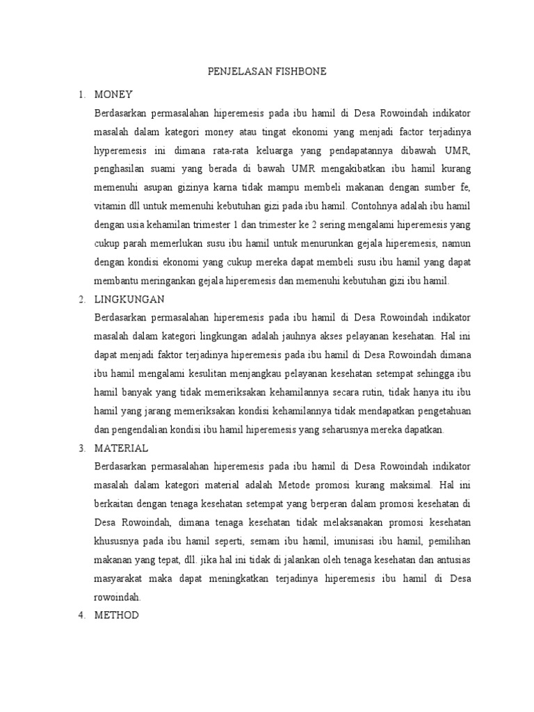 Penjelasan Fishbone | PDF