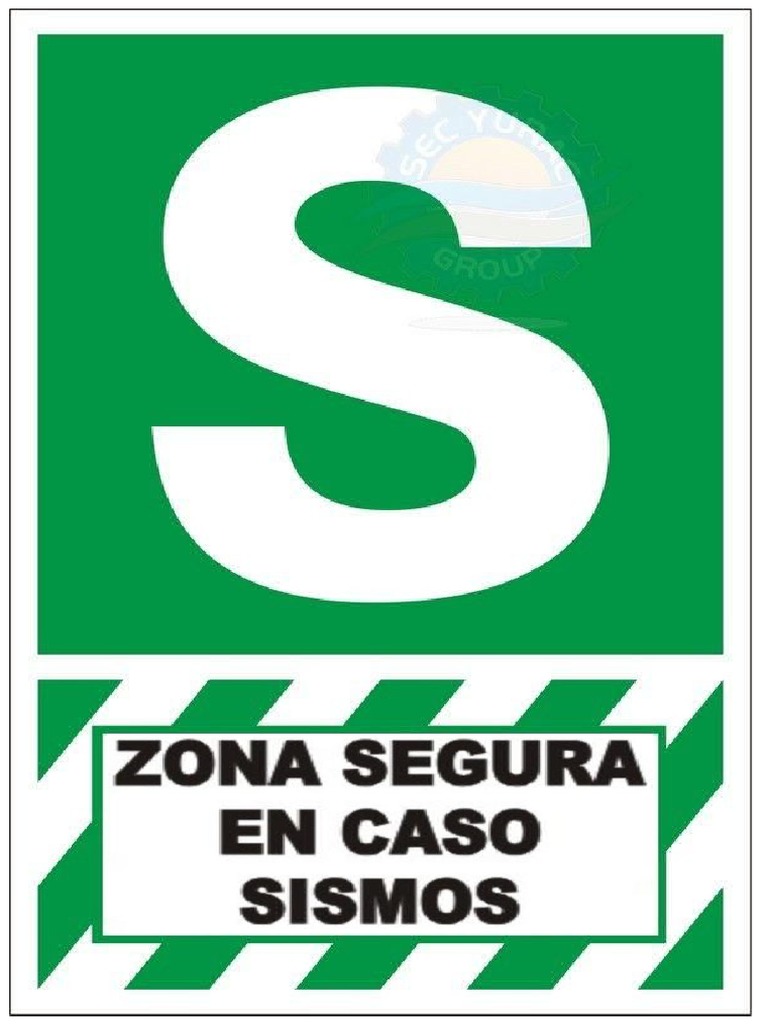 Señalizacion en Caso de Sismo | PDF