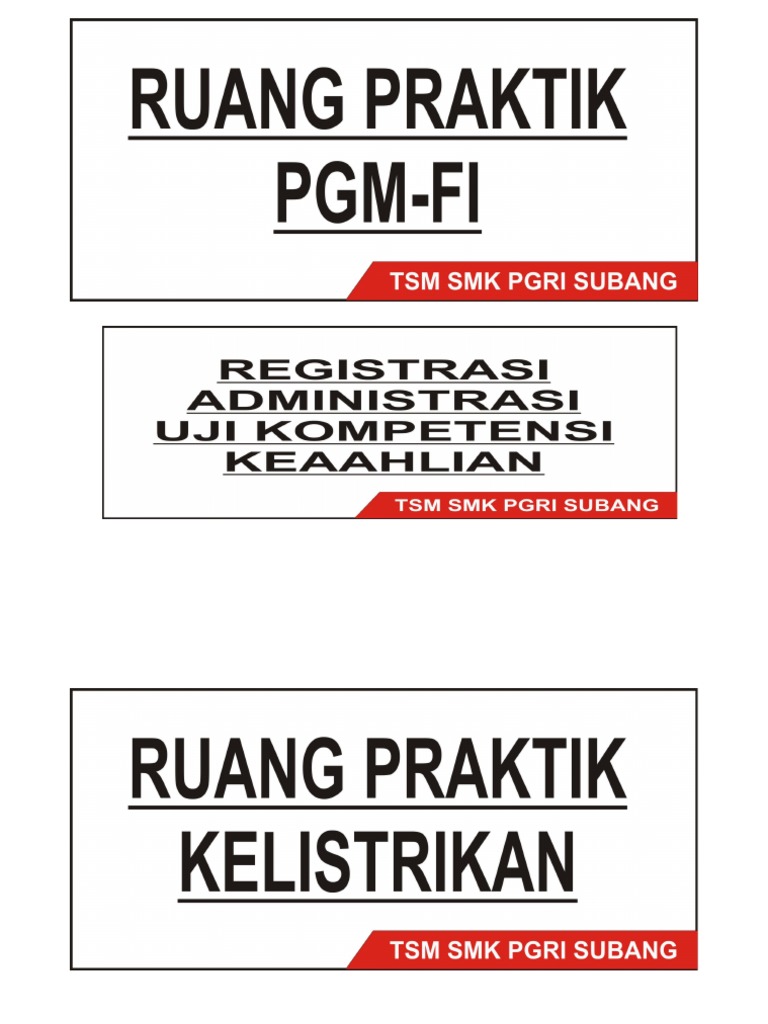 Data Template Ruangan | PDF