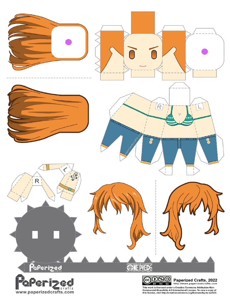 One Piece - Nami Papercraft | PDF