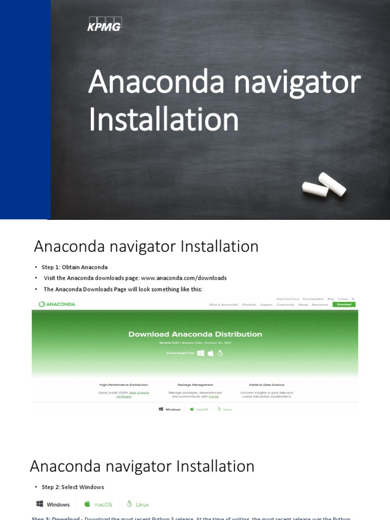 A Step-by-Step Guide to Installing Anaconda Navigator on Windows | PDF