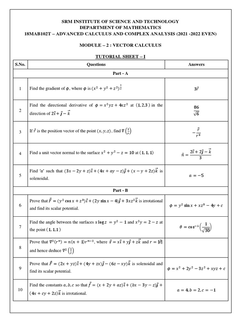 Tutorial Unit 2 | PDF | Mathematics | Mathematical Concepts