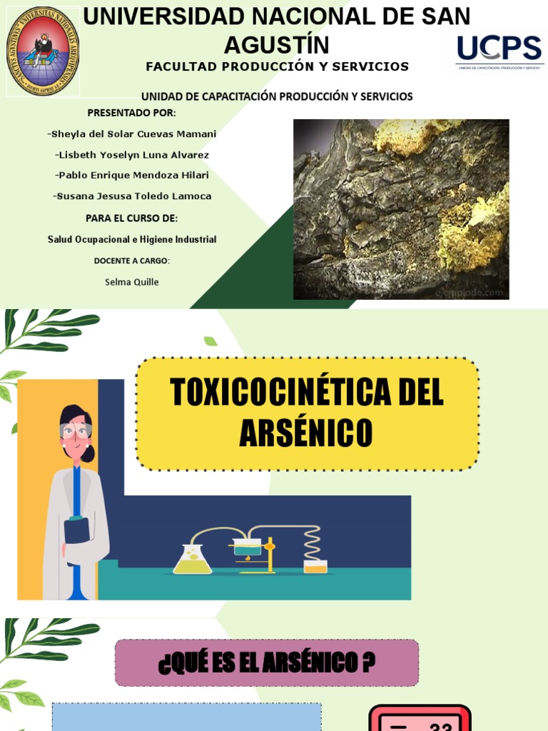 El Arsénico | PDF | Arsénico | Cáncer