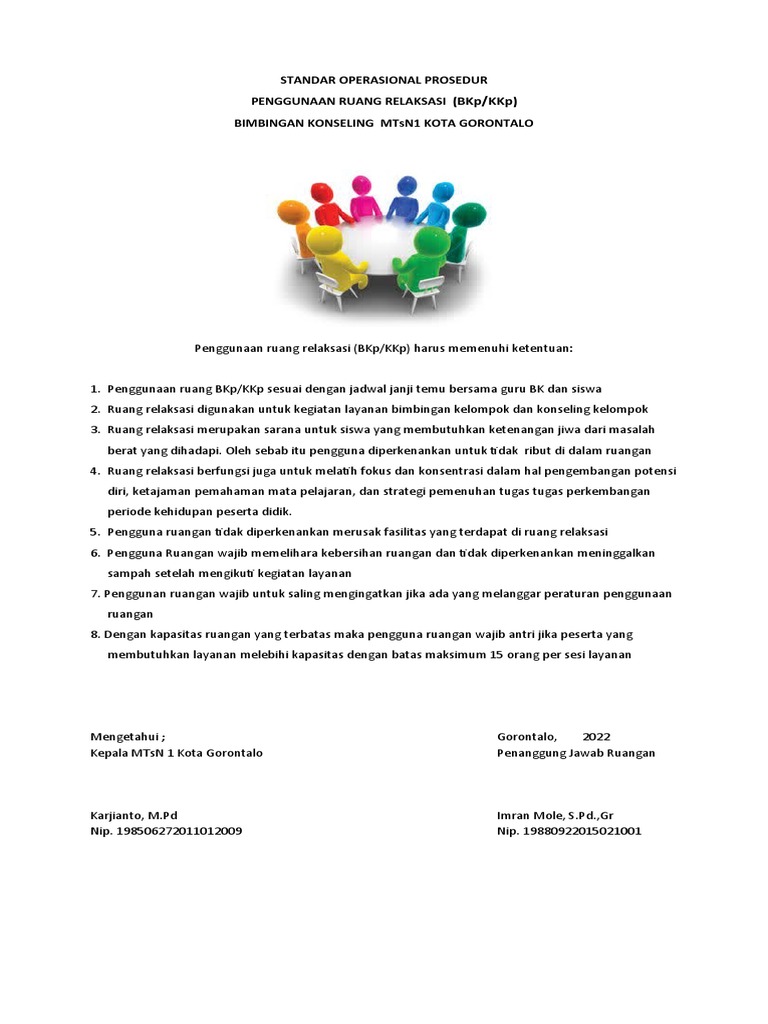 Sop Ruang BK | PDF