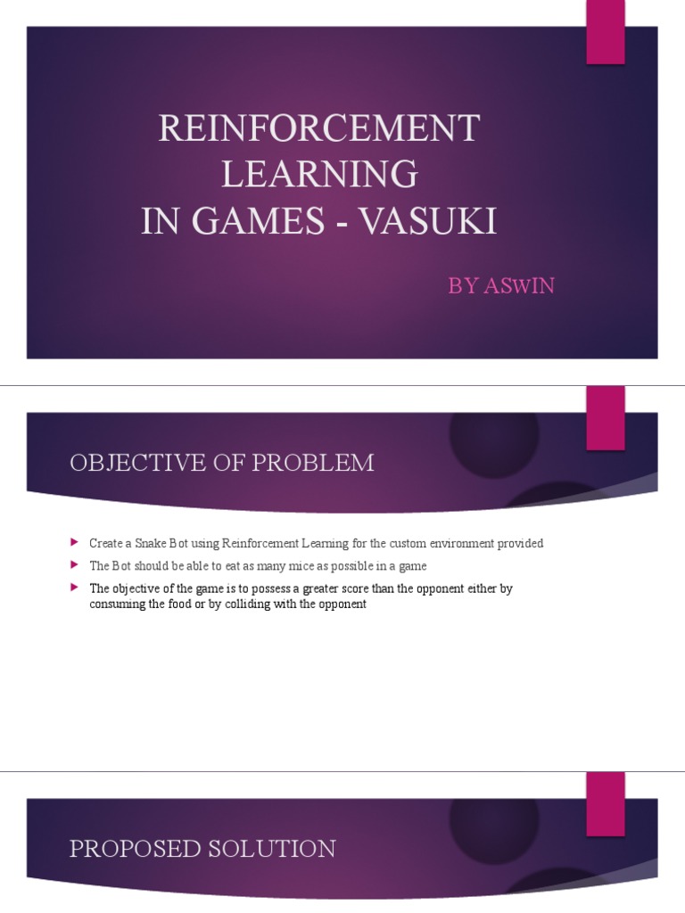 Snake Game - Reinforcement Q-Learning | PDF