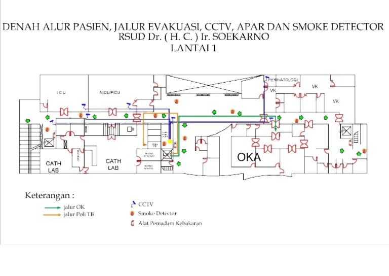 Denah CCTV LT.1 | PDF
