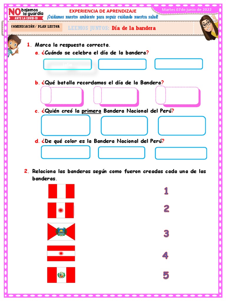 Ficha Aip - Día de La Bandera - Verrrr | PDF