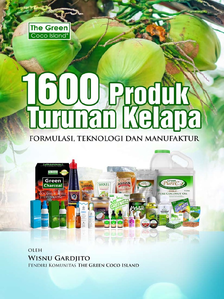 Buku 1600 Produk Turunan Kelapa | PDF