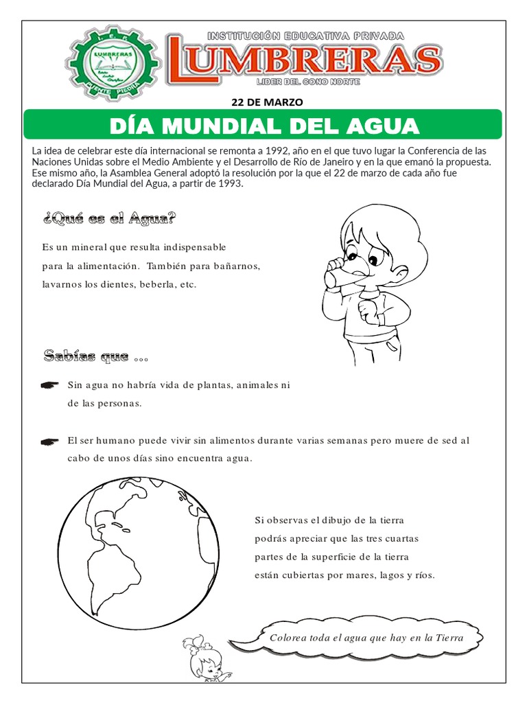 Día Mundial Del Agua | PDF