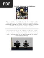 Attire and U.S. Military Uniform Equivalents Ao Oct 2022 | PDF ...