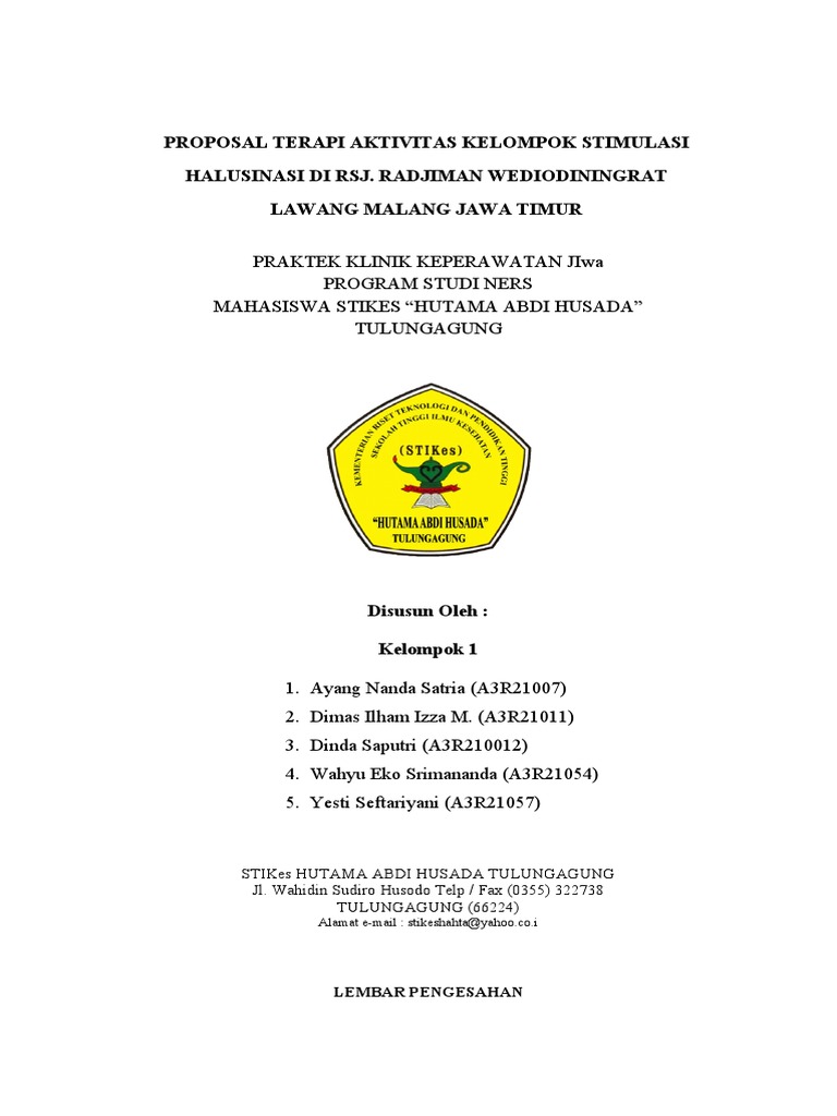 Terapi Kelompok Halusinasi di RSJ | PDF
