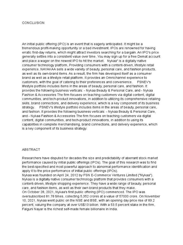 NPPPP | PDF | Retail | Initial Public Offering