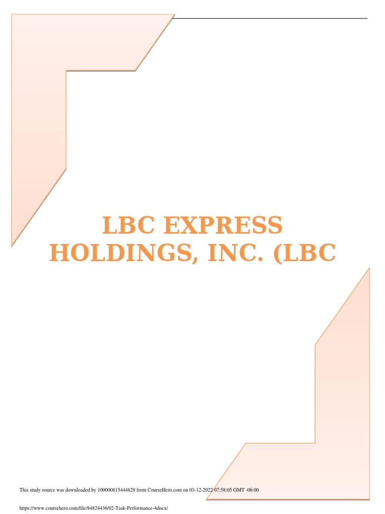 LBC Express Holdings, Inc. (LBC | PDF | Employment | Transport