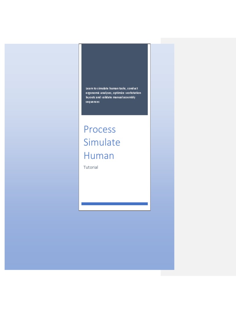 Tecnomatix Process Simulate Human | PDF | Simulation | Product Lifecycle