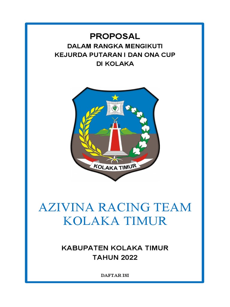 Proposal Sponsorship Balap Motor 2022 | PDF