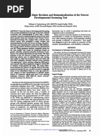 Denver II Developmental Screening Test | PDF | Health Sciences