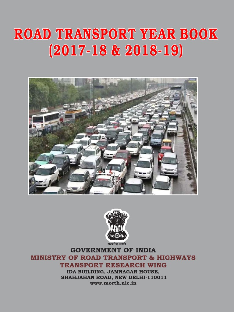 MoRTH Road Transport YEar Book RTYB-2017-18-2018-19 | PDF | Transport ...