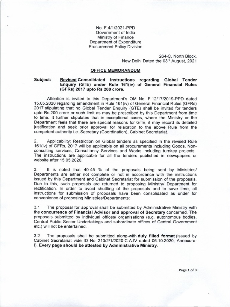 Revised GTE Guidelines DoE 03 Aug 2021 | PDF | Procurement | Economies