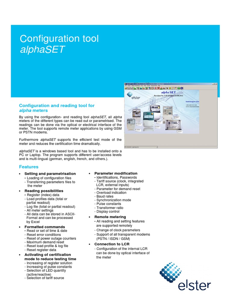 Alphaset: Configuration Tool | PDF | Modem | Public Switched Telephone ...