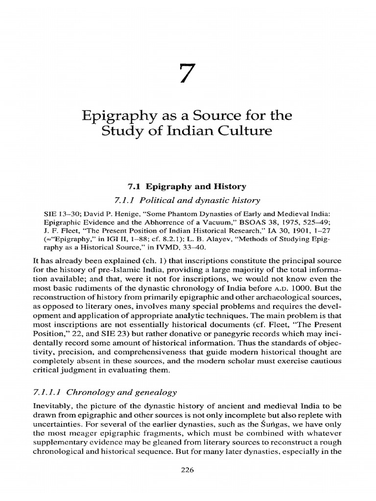Richard Salomon-Chapter 7 of Indian Epigraphy | PDF | Epigraphy | Sanskrit