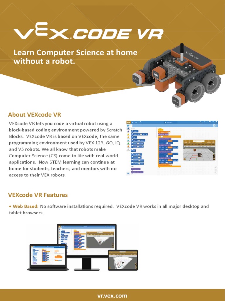 VEXcode VR Description | PDF