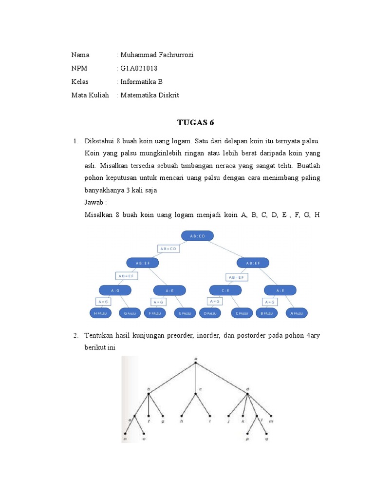 Tugas 6 MatDis | PDF | Metode & Bahan Ajar