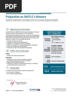 Test D'accès Au DAEFLE - Alliance Française Paris - Île de France | PDF