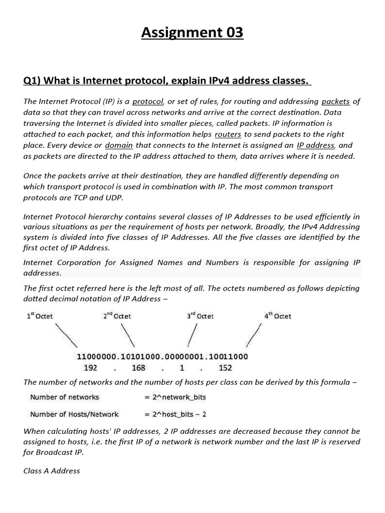 An In-Depth Explanation of IPv4 Address Classes, IP Fragmentation, and Reserved IP Address ...
