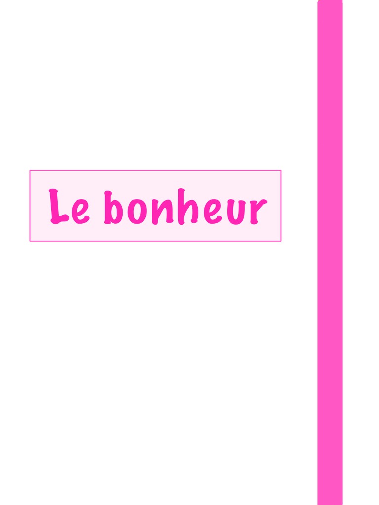 Le Bonheur : Perspectives Philosophiques | PDF | Bonheur | Psychologie